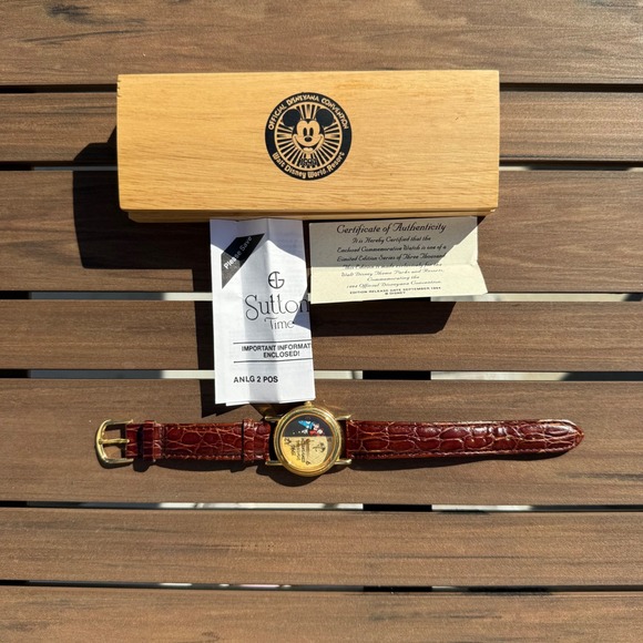 Disney | Accessories | 994 Disneyana Convention Commemorative Watch ...